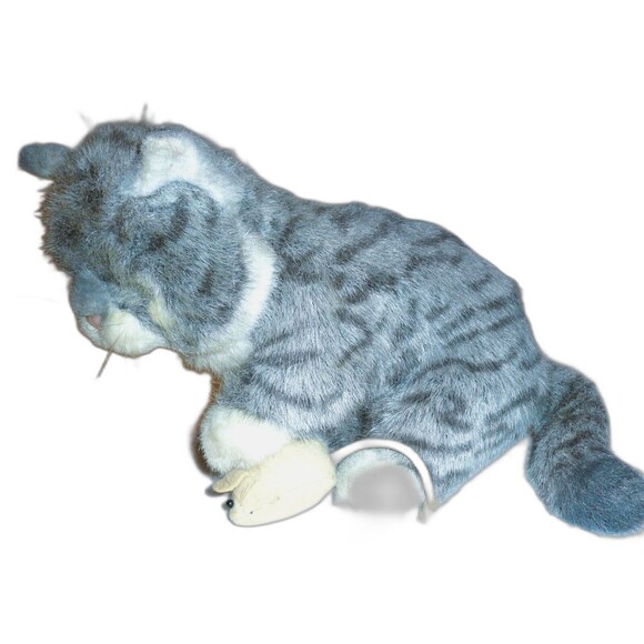 Applause | Toys | Avanti Applause Cat Kitten Gray Tabby Wmouse Plush ...